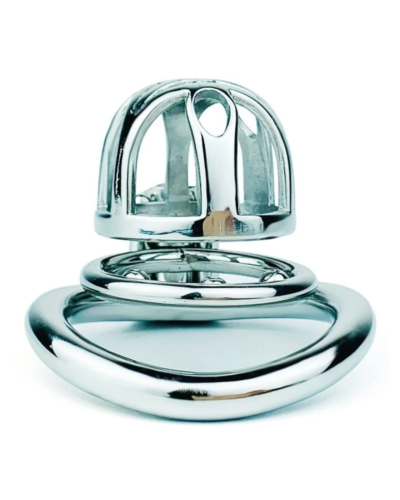 Cage de chastete en metal Trig Cage 4 x 3.5cm Taille 40 mm pas cher...